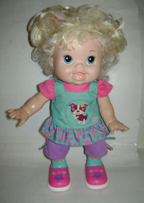 HASBRO Baby Alive Blonde Wanna Walk Interactive Talking Walking Doll ...