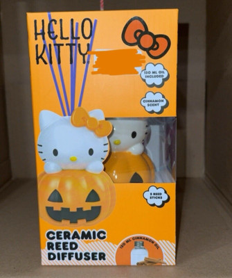 Hello Kitty IN PUMPKIN Halloween Reed Diffuser Cinnamon Scented New | eBay