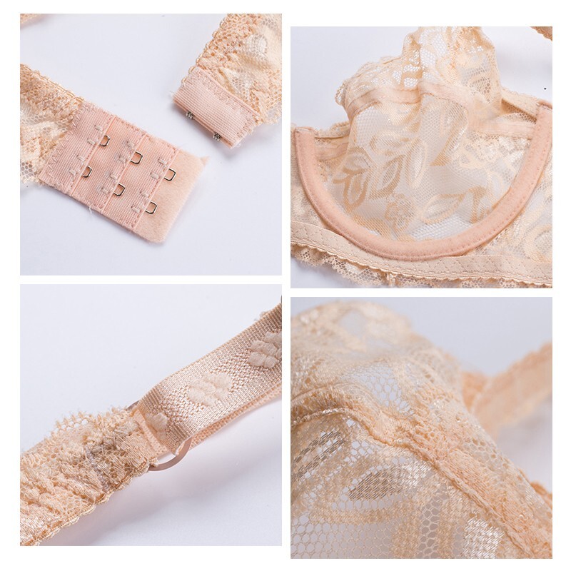 Strap Bra Lingerie Underwear UnPadded Glamour Vest Top See Through ...