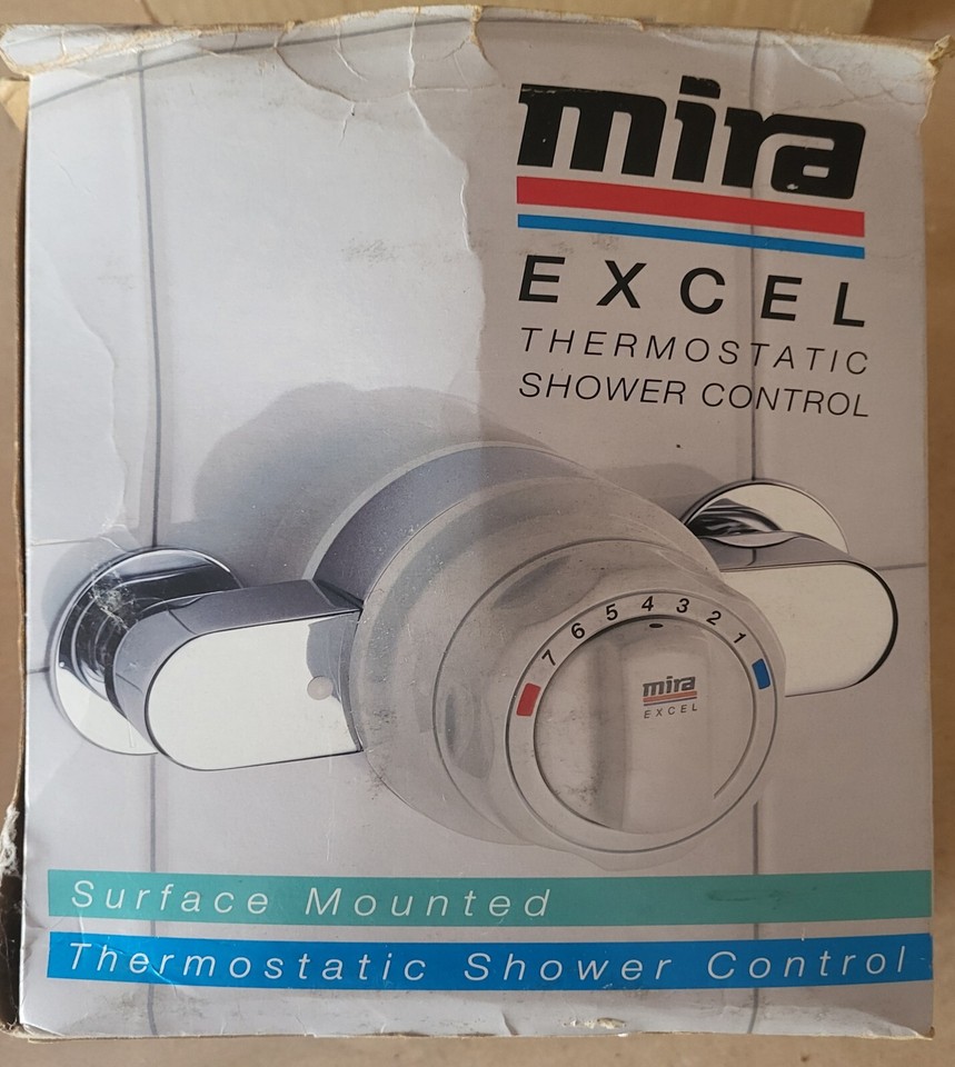 Mira Excel EV Surface Mounted Thermostatic Mixer Shower New ...