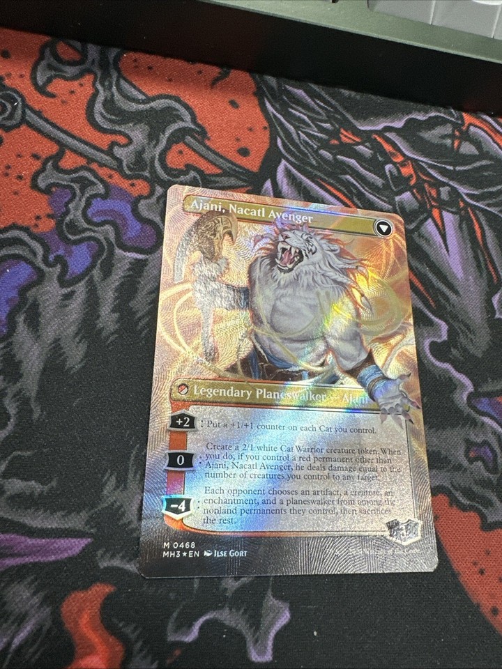 Ajani, Nacatl Pariah - Textured Foil Borderless - NM - Modern Horizons ...