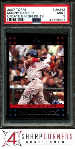 2007 TOPPS UPDATE & HIGHLIGHTS #UH242 MANNY RAMIREZ POP 3 PSA 9 | eBay