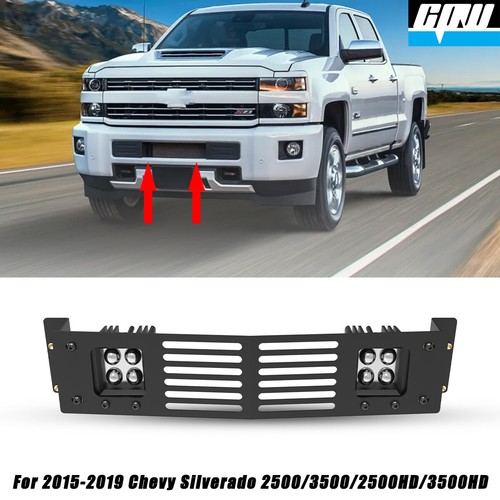 Lower Bumper Grille Insert For 2015-2019 Chevy Silverado 2500/3500 ...