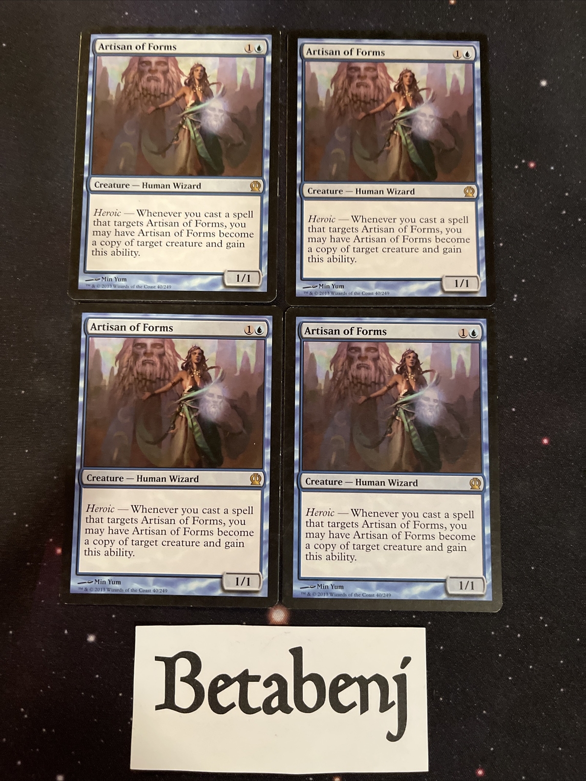 4x MTG Artisan of Forms Theros (Playset) - Free ship over $25 | eBay