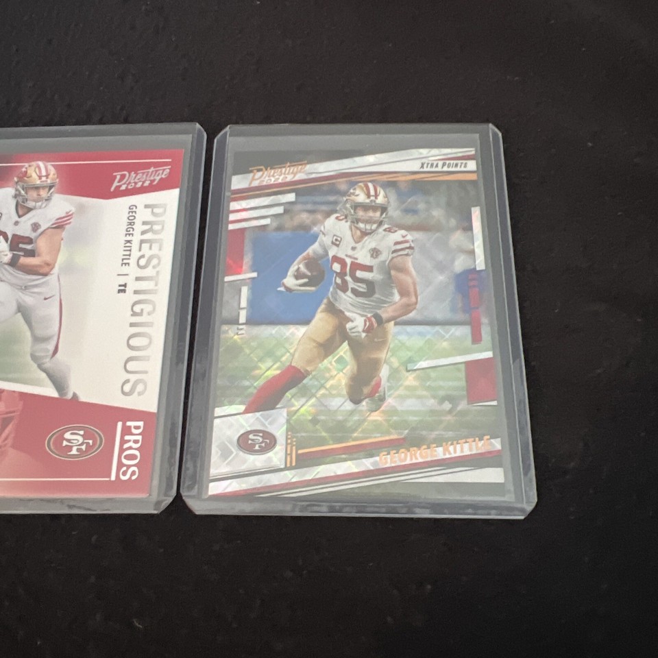2022 Panini Prestige George Kittle Prestigious Pros/Diamond Parallel ...
