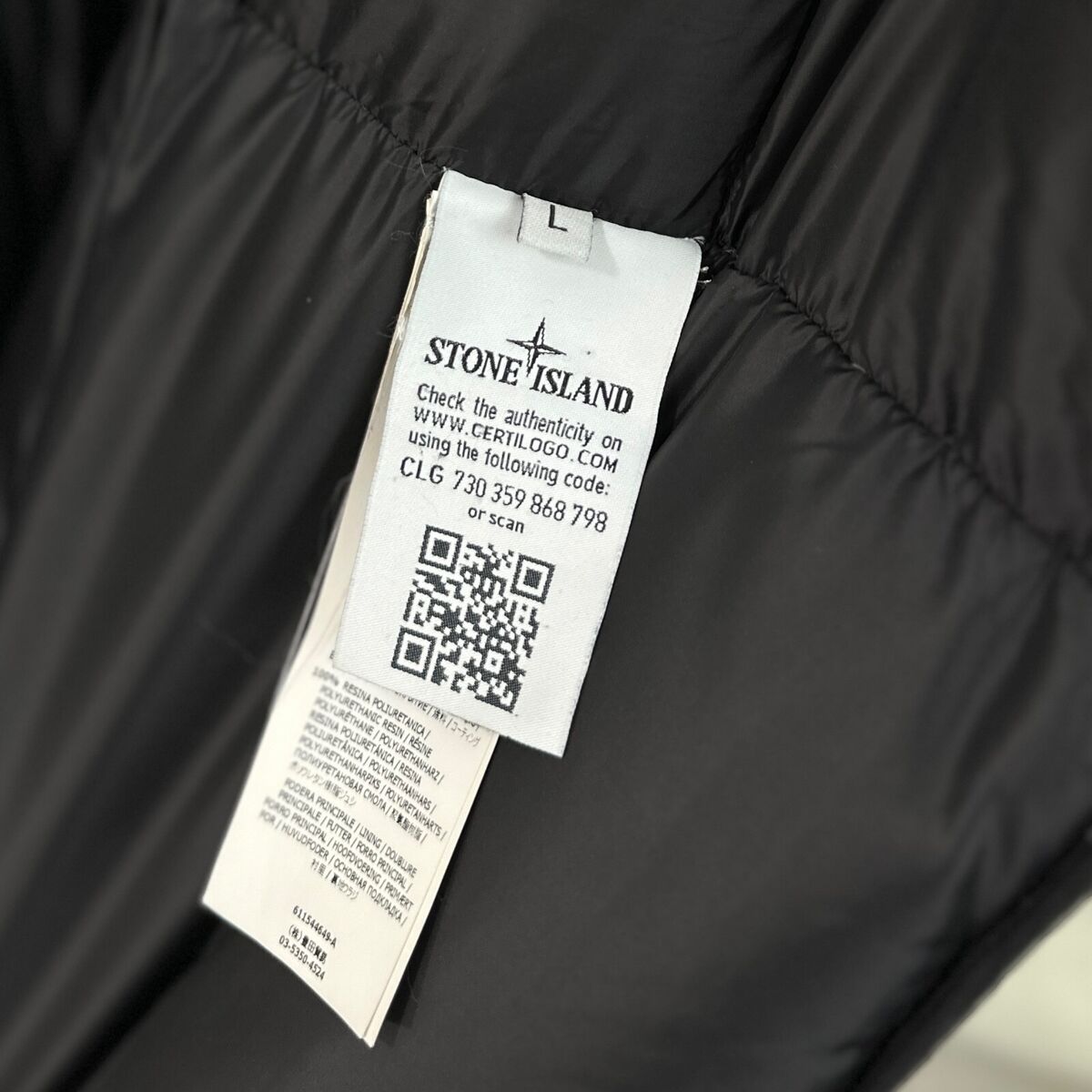 Stone Island David TC Down Parka Jacket White Mens Large Mid Stone Island David TC Down Parka Jacket White Mens Large Mid