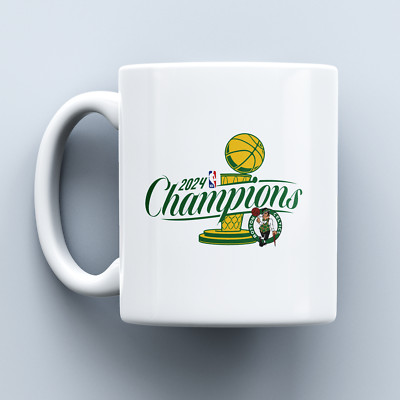 Boston Celtics Mug 2024 Champions, 11 or 15 oz-Coffee-Tea-Champs ...