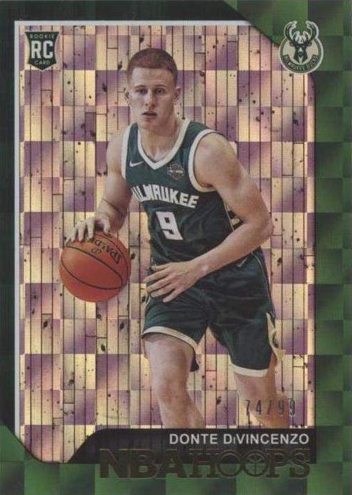 2018-19 Panini NBA Hoops - Donte DiVincenzo #246 Green /99 (RC) for ...