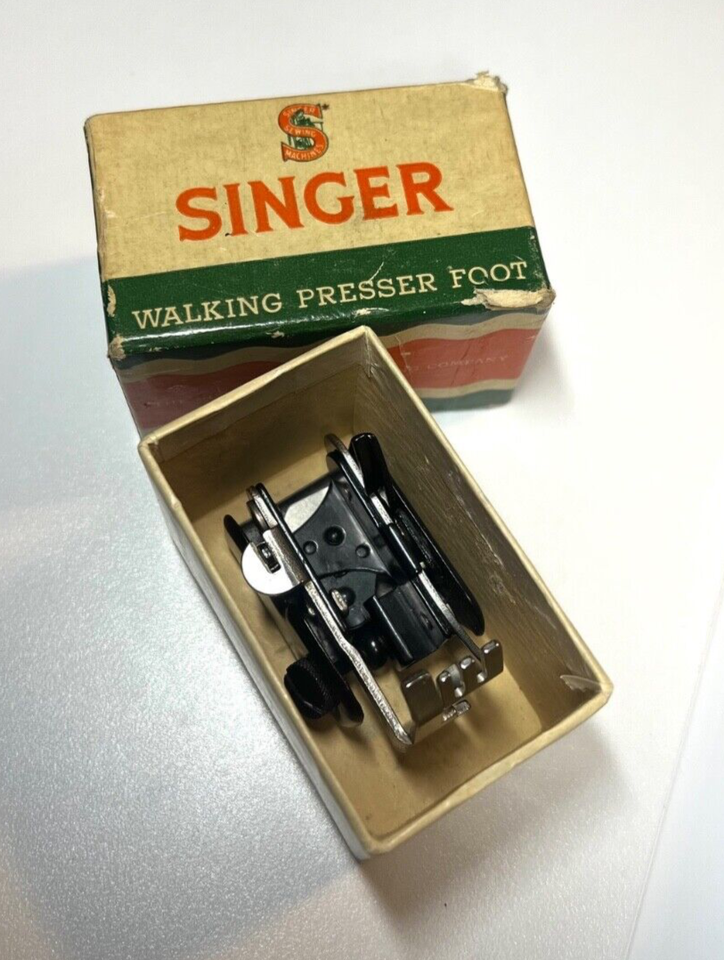 Vintage Singer Penguin Walking Presser Foot # 160741 with Original Box ...