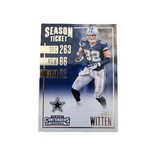 2016 Panini Contenders #2 Jason Witten Dallas Cowboys NFL Football Card ...