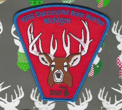 '03 ORIGINAL MICHIGAN DNR SUCCESSFUL DEER HUNTING PATCH | eBay