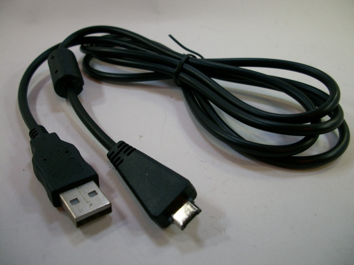 SONY CYBERSHOT DSC-HX100V / DSC-TX10 CAMERA USB CABLE/ BATTERY CHARGER ...