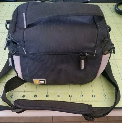 Case Logic Small Camera Camcorder Bag 8”x6”x4”Handle W/ Strap Padded ...