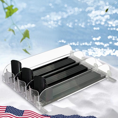 Beverage Rack Spring Push Storage Shelf Soda Can Bottle Pusher for ...