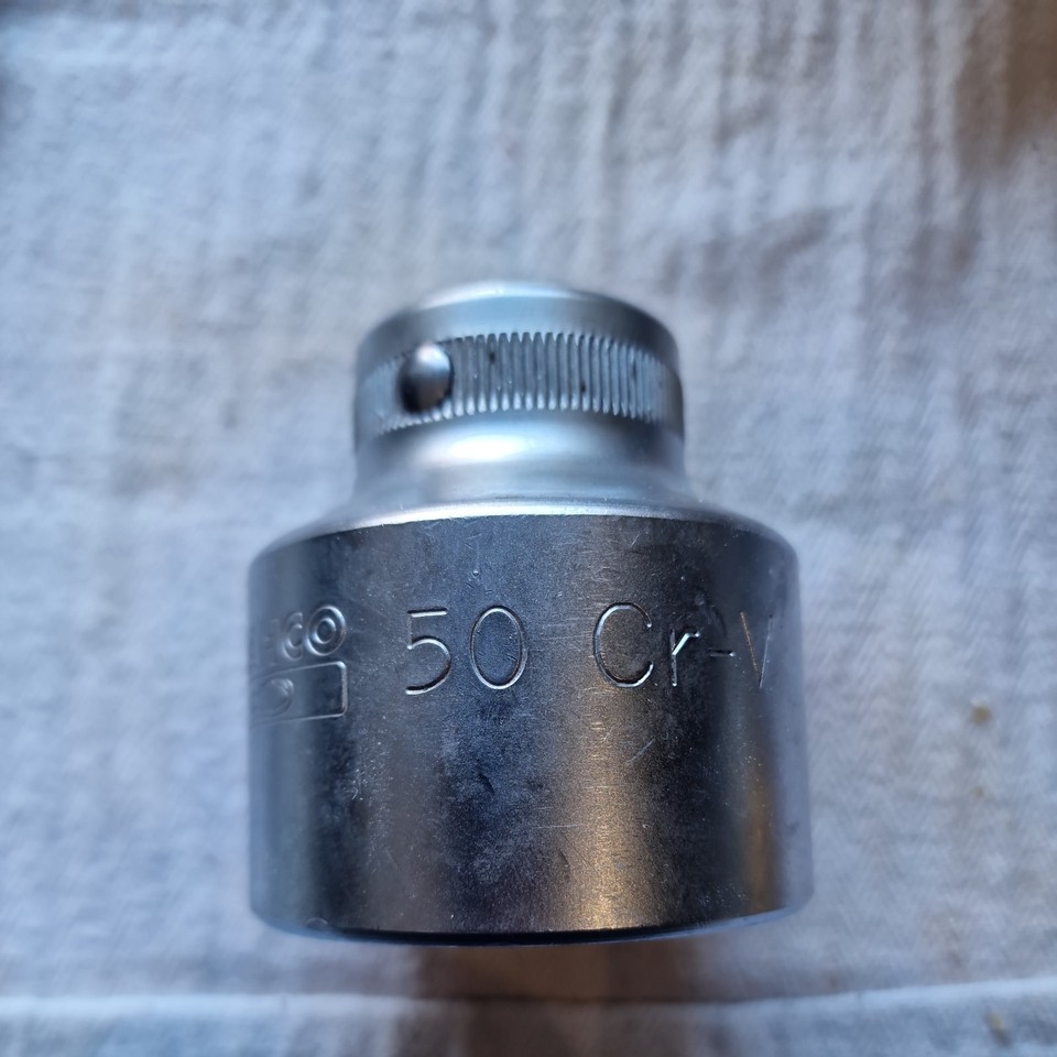 Bahco 3/4" Square Drive 6-Point Socket Large Cr-V Pin Lock Locking 50mm ...