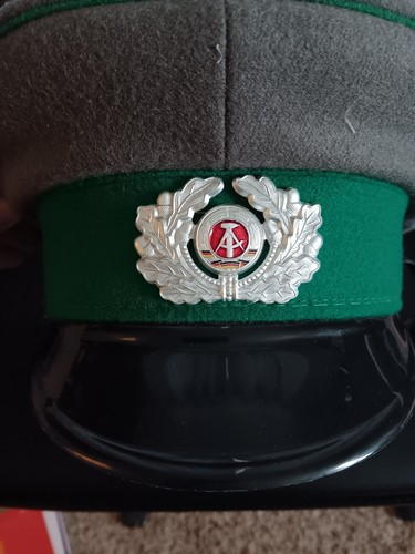 Mid 80s East Germany Polizei DDR Police Hat Cap Uniform Cold War | eBay