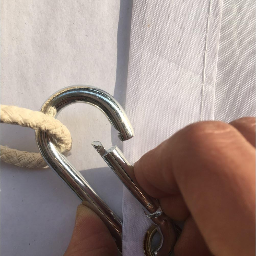 4 Pcs 2.8 Inches Flag Pole Snap Clip Hooks Flagpole Attachment ...