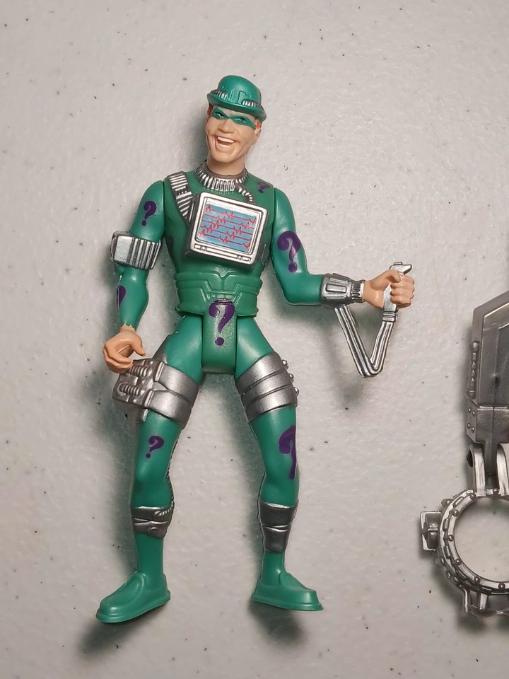 The Riddler With Capture Brain Drain Helmet Batman Forever 1995 ...