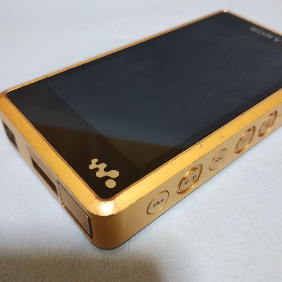 Sony NW-WM1Z NM Hi-Res Digital Audio Player Walkman Gold 256GB Working ...