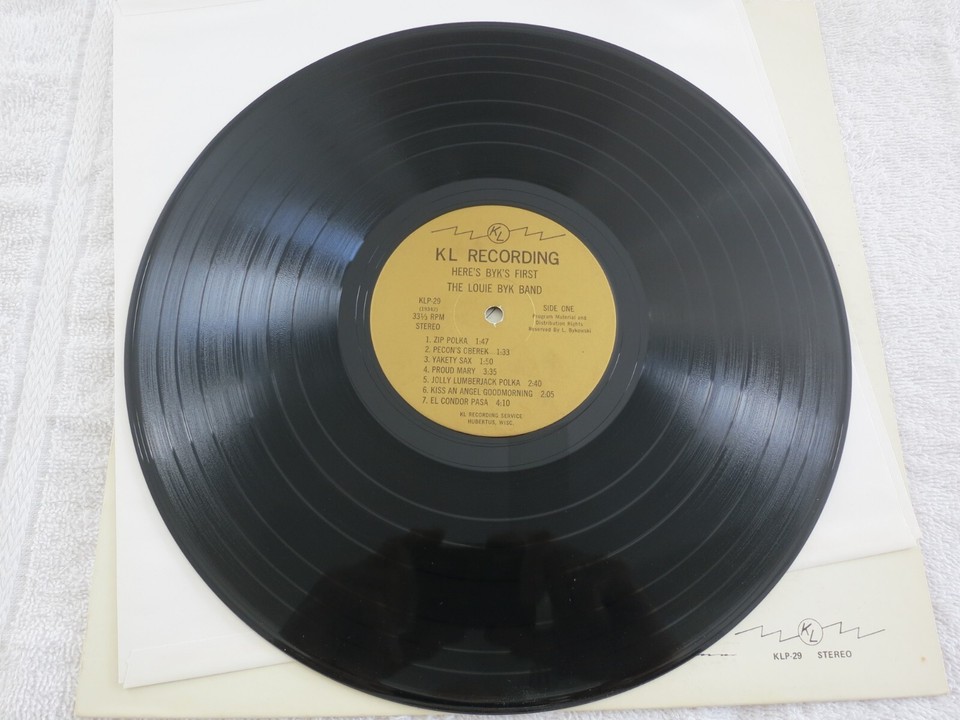 RARE Bicycle Collectible LP vinyl record Wall Art cover NM Bike Byk's ...