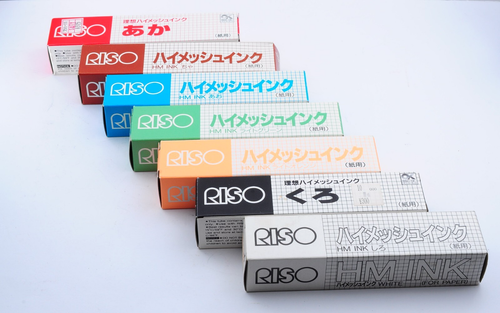 RISO Print Gocco High mesh ink Assorted Colors 7 Sets New Old Stock #4 ...