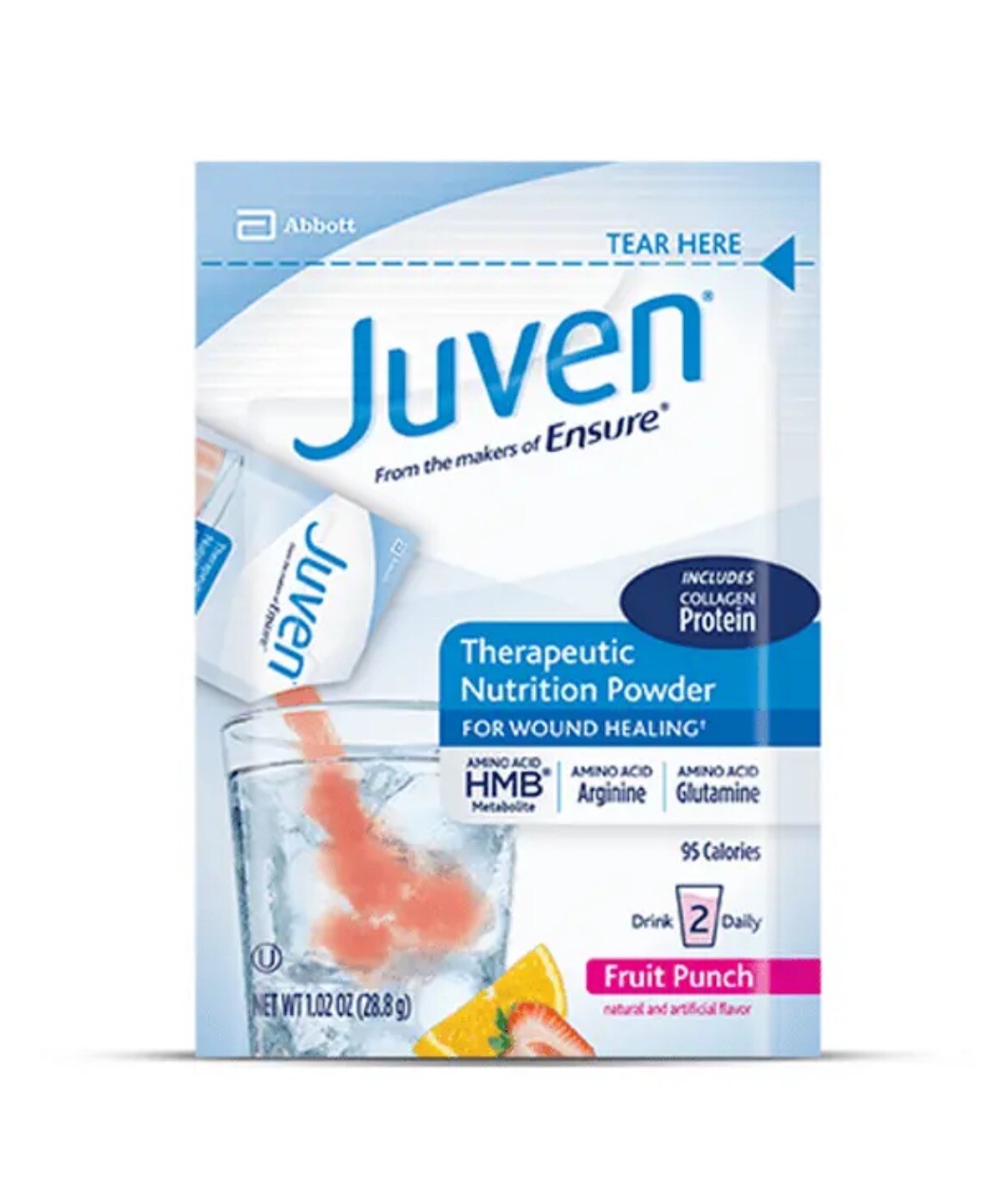 Juven Ensure Therapeutic Nutrition Powder. Fruit Punch - Single | eBay