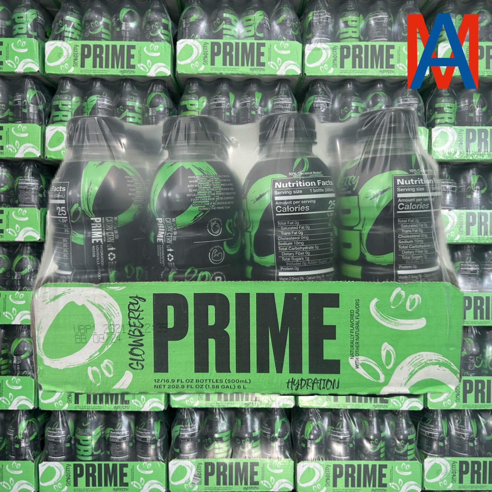 Prime Hydration GLOWBERRY Limited Edition Logan Paul Glow In The Dark ...