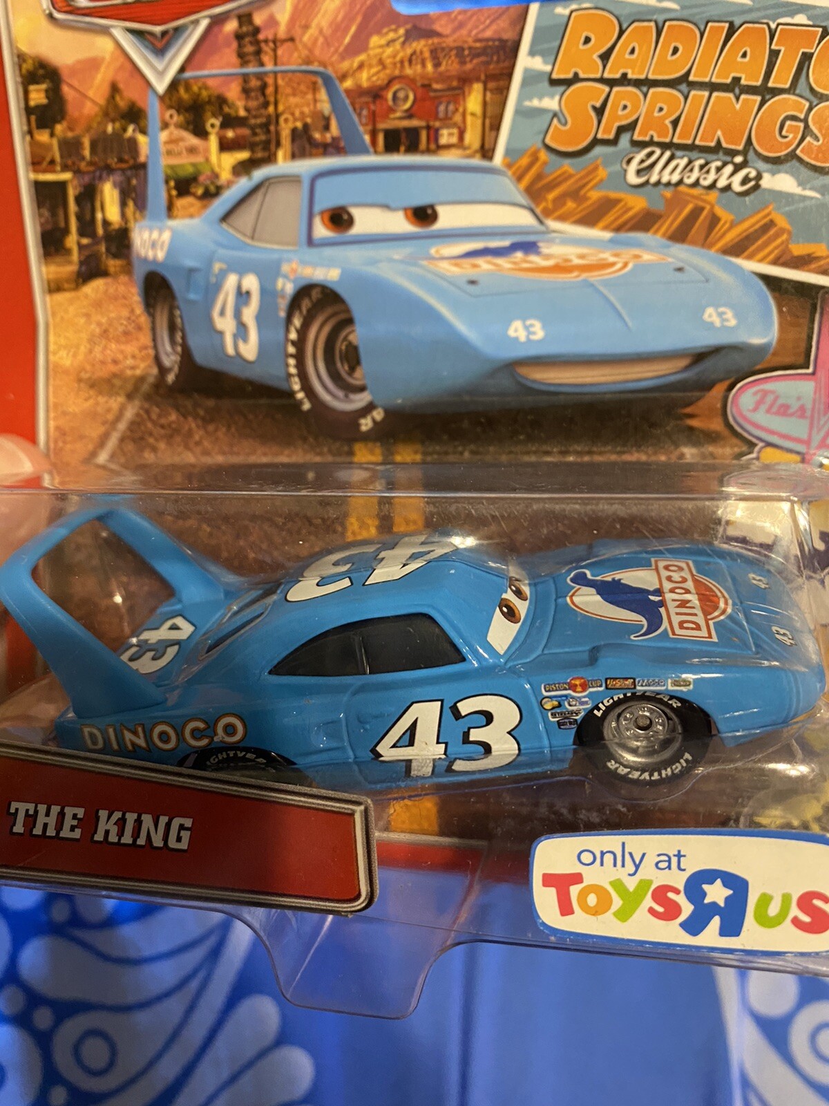 DISNEY PIXAR CARS THE KING DINOCO RADIATOR SPRINGS CLASSIC **BRAND NEW ...
