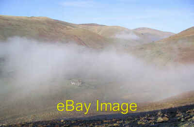 Photo 6x4 Cottage at Mosspeeble Arkleton Viewed from a recently planted ...