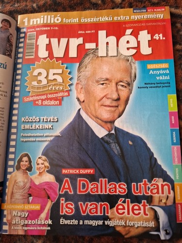 Patrick Duffy,Dallas,Thalia,Janet Leigh,Jason Momoa,Hungarian magazine ...