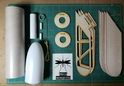 Estes Mega Mosquito Clone kit #1335 now with pre cut skins and Vinyl ...