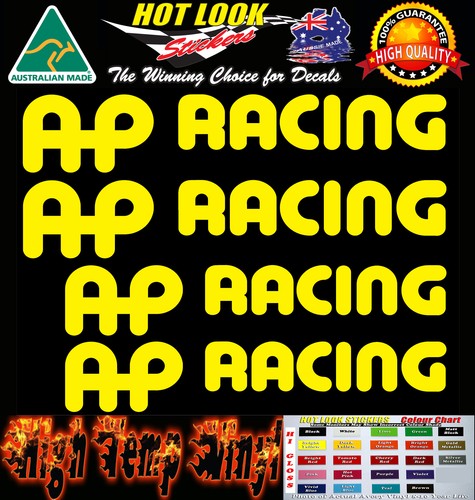 AP Racing HIGH TEMP BRAKE CALIPER Decals All COLOURS Suit HOLDEN ...