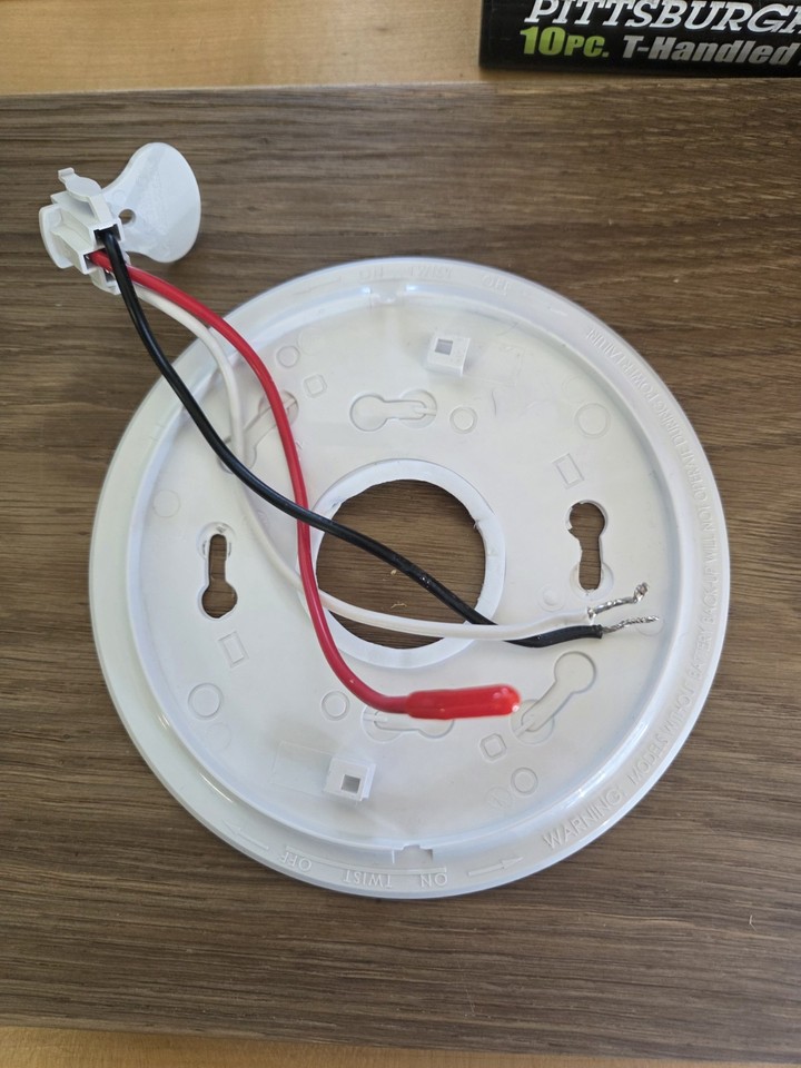 Mounting Plate And Wire For Kidde Fire Detectors (Older Style) | eBay