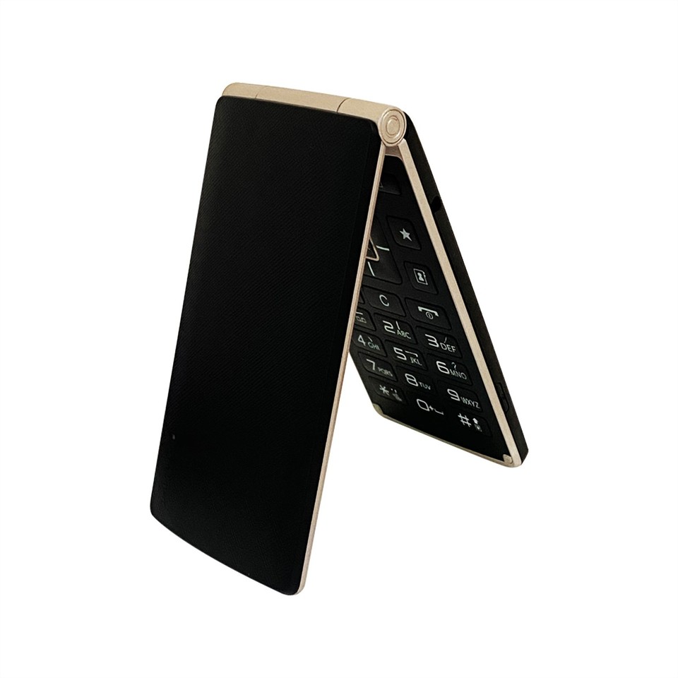 LG Wine Smart D486 Black Unlocked 3G Android Flip Phone Keypad Touch ...