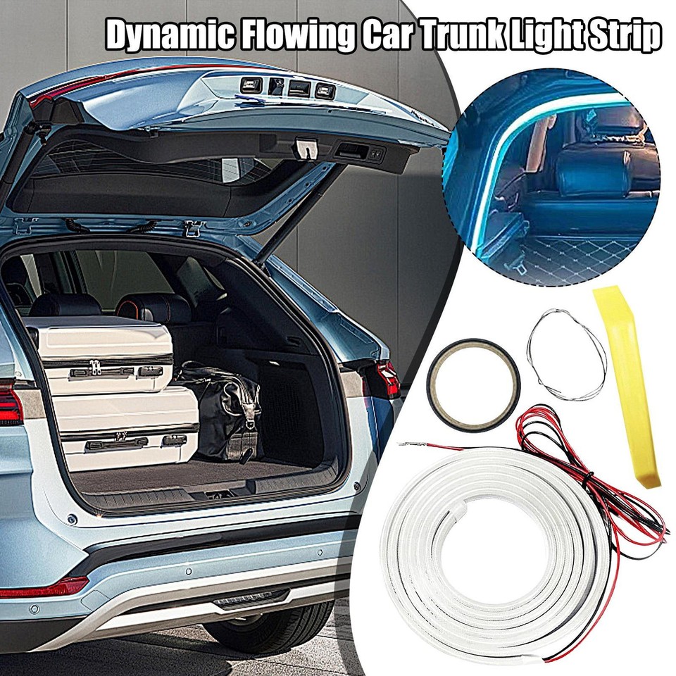 4M Dynamic Ambient Lighting Car Trunk LED Light Strip Car Trunk Light ...