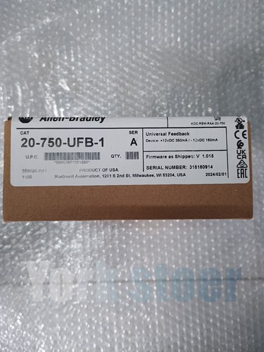 Brand New Sealed 20-750-UFB-1 SER A Universal Feedback Module 20750UFB1 ...