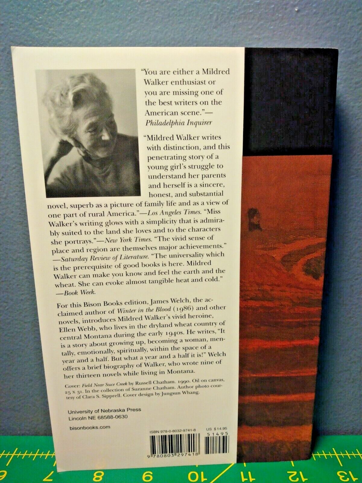 Winter Wheat Mildred Walker First Bison Book Printing 1992 VG+ | eBay