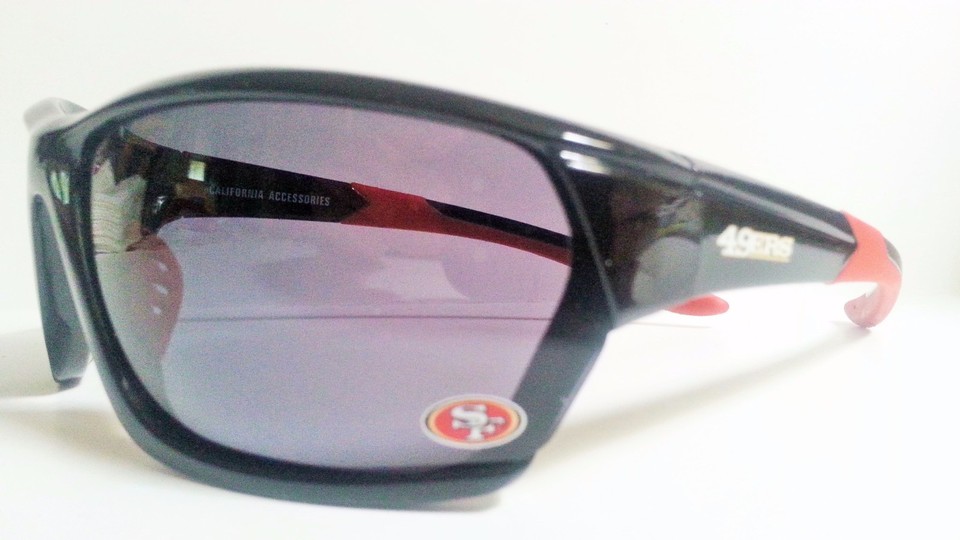 NFL Football Polarized Sport Wrap Team Sunglasses with Storage Pouch ...