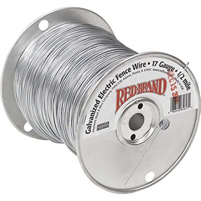 KEYSTONE STL & WIRE 85617 Elec Fence Wire, 17Gx1/2M | eBay