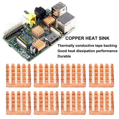 8Pcs Cooling Copper Heatsink Good Heatsinks Cooler Set For | eBay