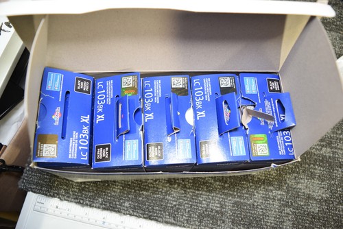 10 Pack NEW Brother Ink Printer Cartridge LC 103 BK XL Black EXPIRED 5/ ...