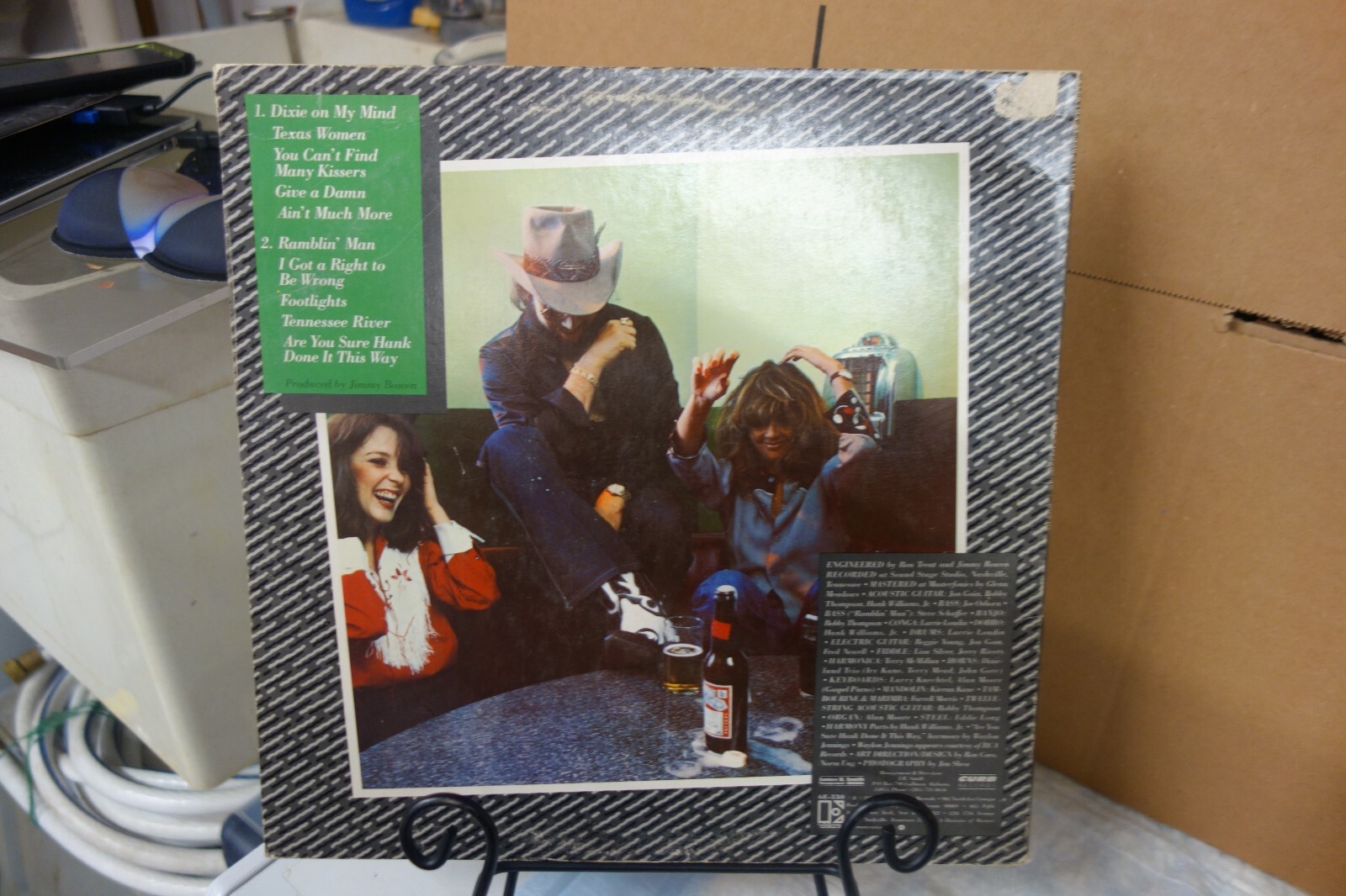 HANK WILLIAMS JR ROWDY ELEKTRA RECORDS 6E-330 VG+ | eBay