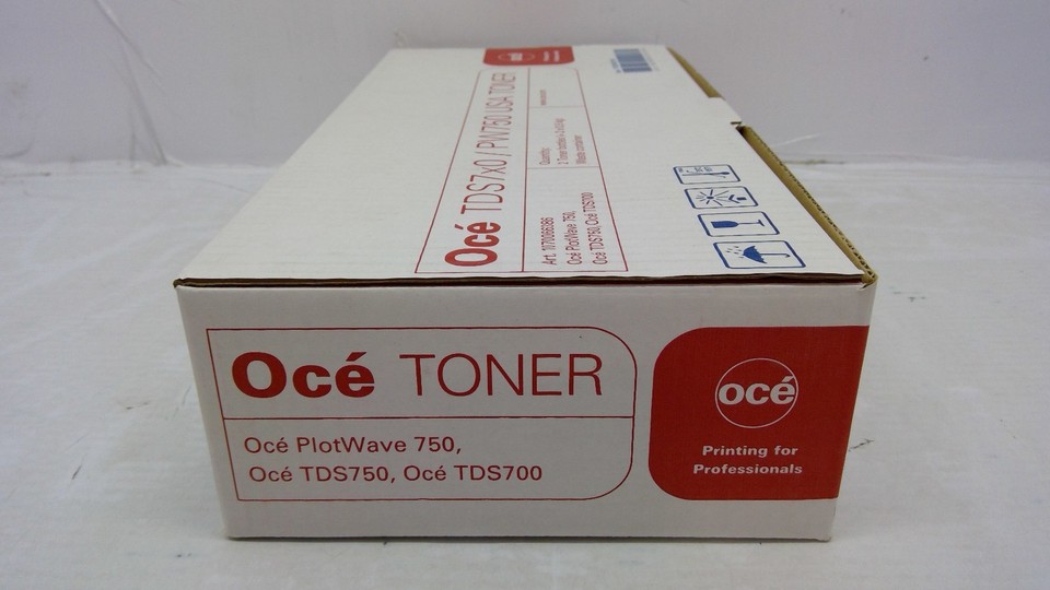 Genuine Océ PlotWave TDS7x0/PW750 Black Toner Cartridges 1070066386 ...