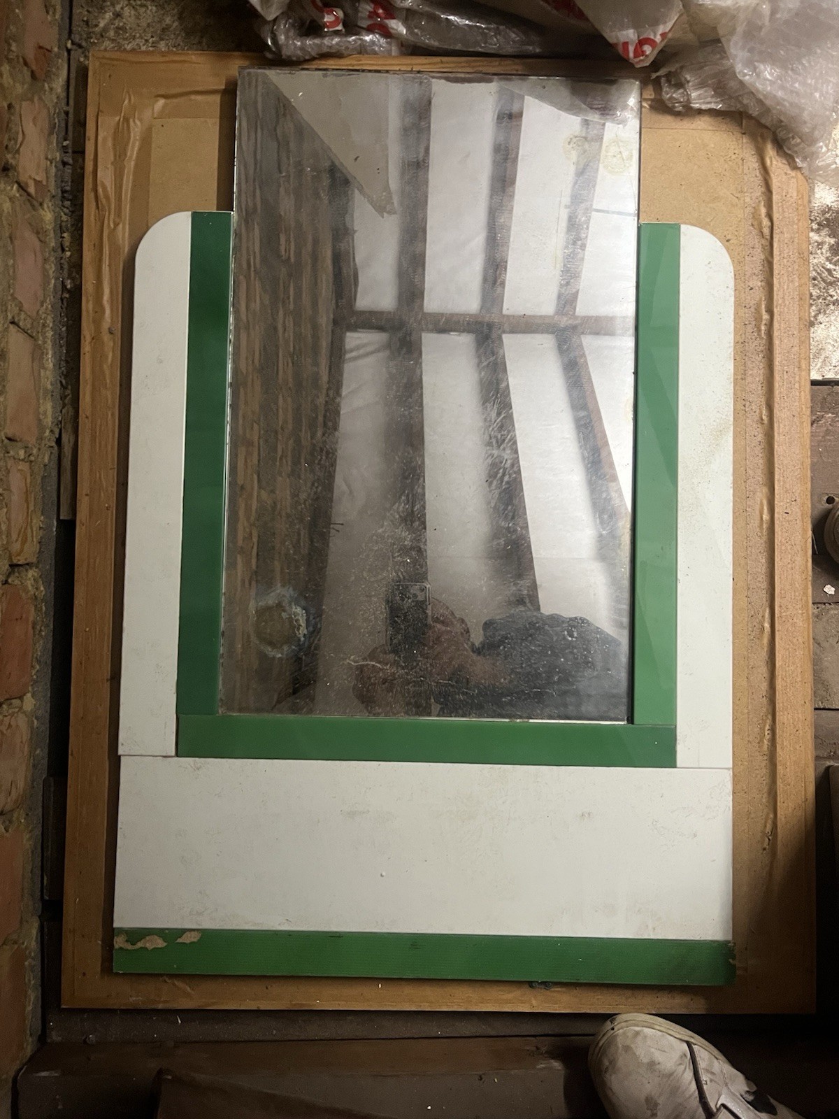 1930s Art Deco Splash Back Mirror | eBay UK