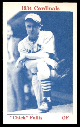 1974 TCMA 1934 St. Louis Cardinals Blue Tint Chick Fullis RARE! NO ...
