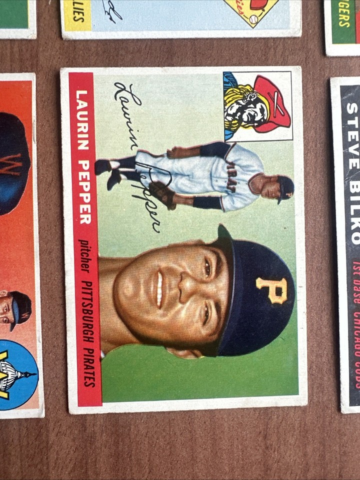 Topps 1955 Baseball 13 Card Lot Set Break With Stars And High Numbers ...