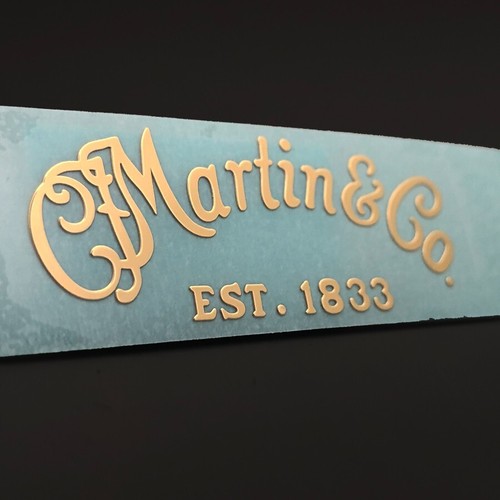 Guitar Metal Decals Sticker Gold Dry Rub-on Decal For Martin | eBay