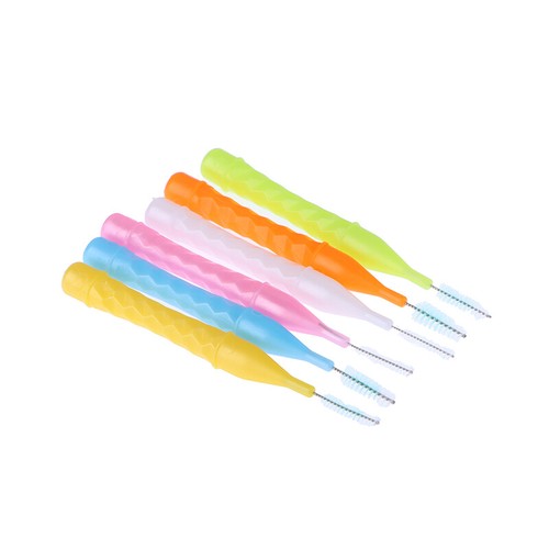18Pcs/Box Interdental Brush Floss Sticks Tooth Floss Head Toothpick ...