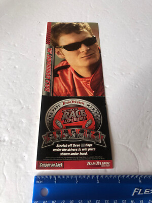 Dale Earnhardt Jr. Tylenol Advertisement Hero Card #N5 | eBay