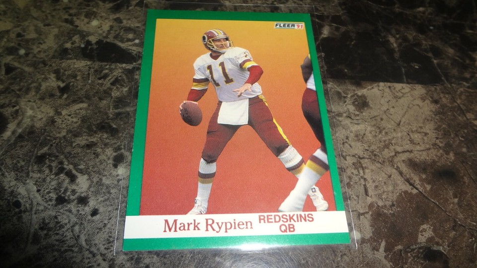 1991 FLEER #393 MARK RYPIEN FOOTBALL CARD | eBay